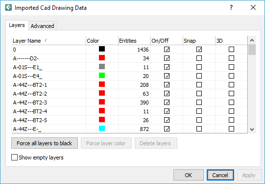 Drawing data