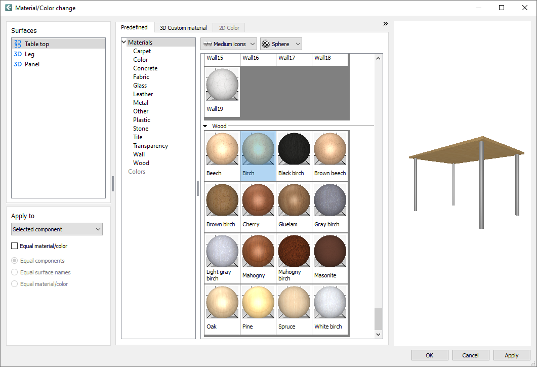 Using and changing colors