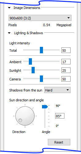 Prepare for rendering in the Render Settings dialog